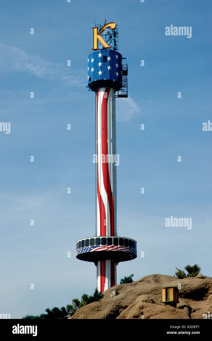 Knott's tower. Knott's Berry Farm Theme Park CALIFORNIA Stock Photo - Alamy