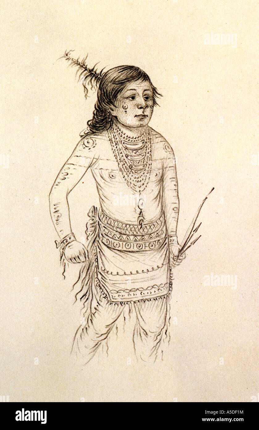 Osceola A Boy of Twelve Portrait of American Seminole Indian ca 1859 ...