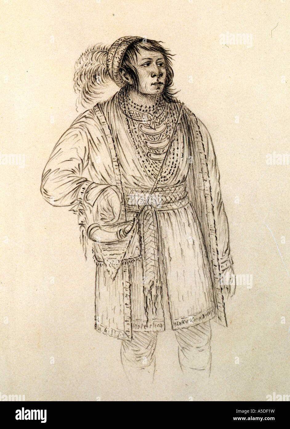 Osceola The Black Drink Portrait of American Seminole Indian ca 1859 ...