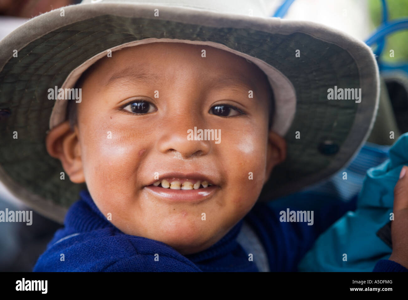 Boy in Huancarani village in the Andes in Peru Stock Photo - Alamy