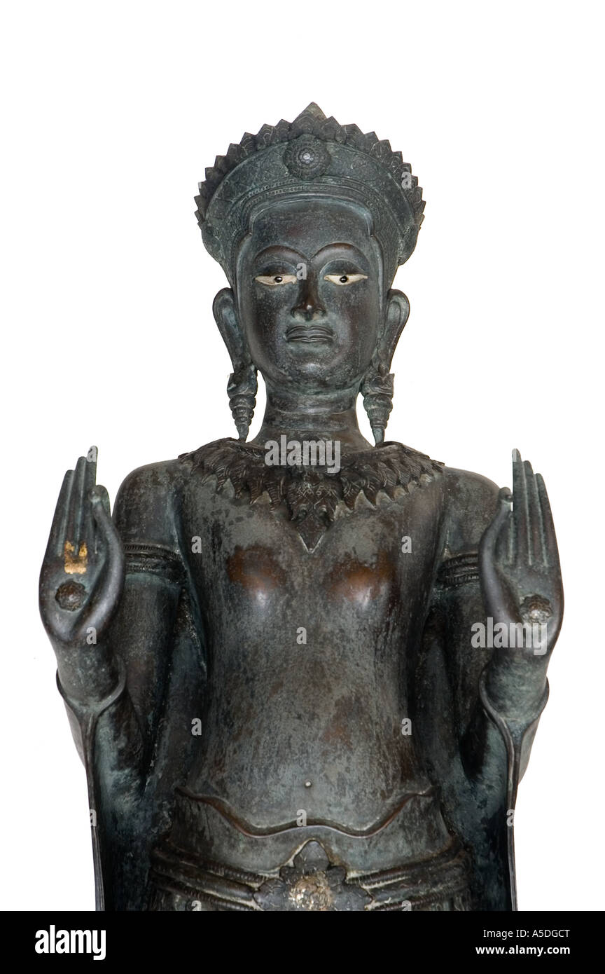 Stock photo of a standing Buddha sculpture at Wat Benchamabophit in ...