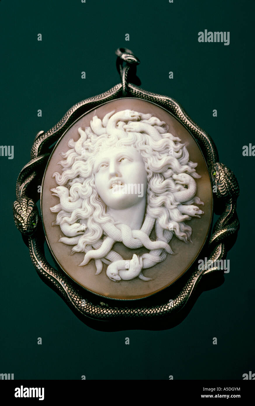 Cameo pendant Medusa Stock Photo - Alamy