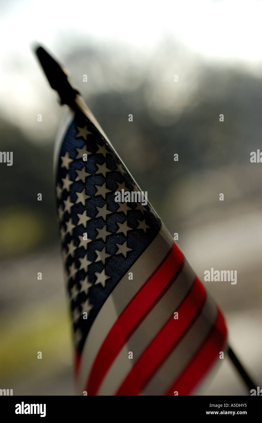 Small American flag Stock Photo - Alamy