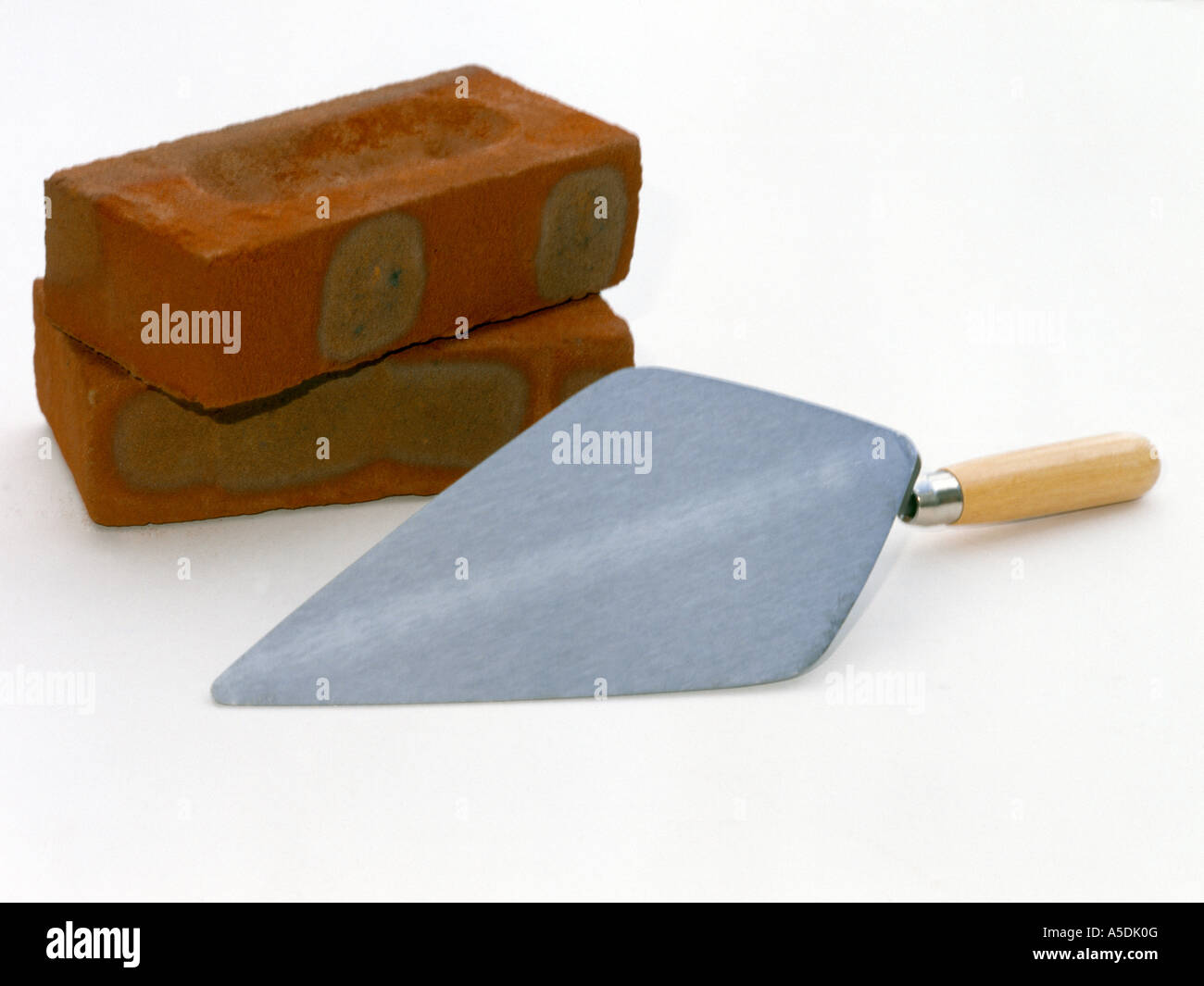 Bricks & Trowel Stock Photo - Alamy