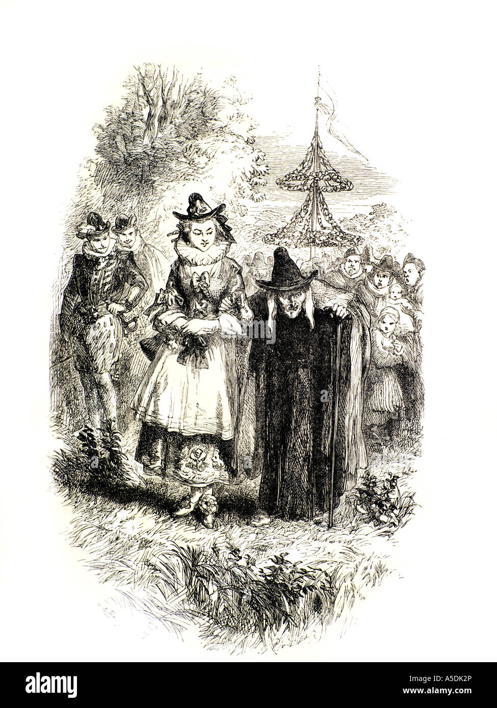 Anne Redferne and Mother Chattox from Lancashire Witches William ...