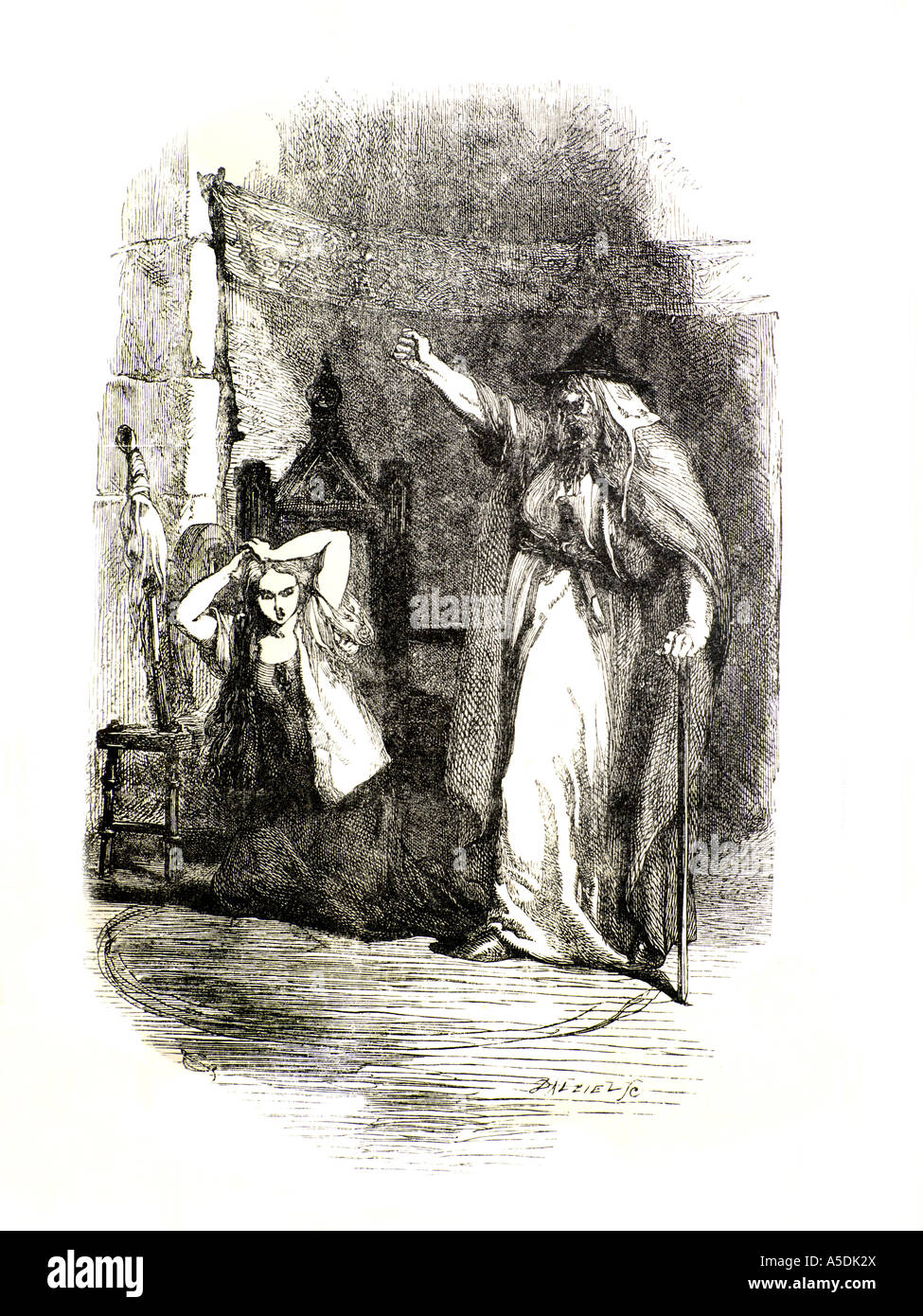 Alison Alarmed at the Appearance of Mrs Nutter from Lancashire Witches ...