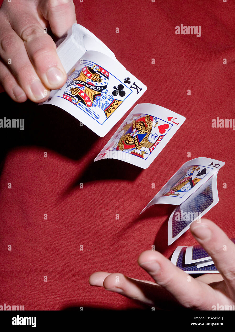 Cards Sleight Hand High Resolution Stock Photography and Images - Alamy