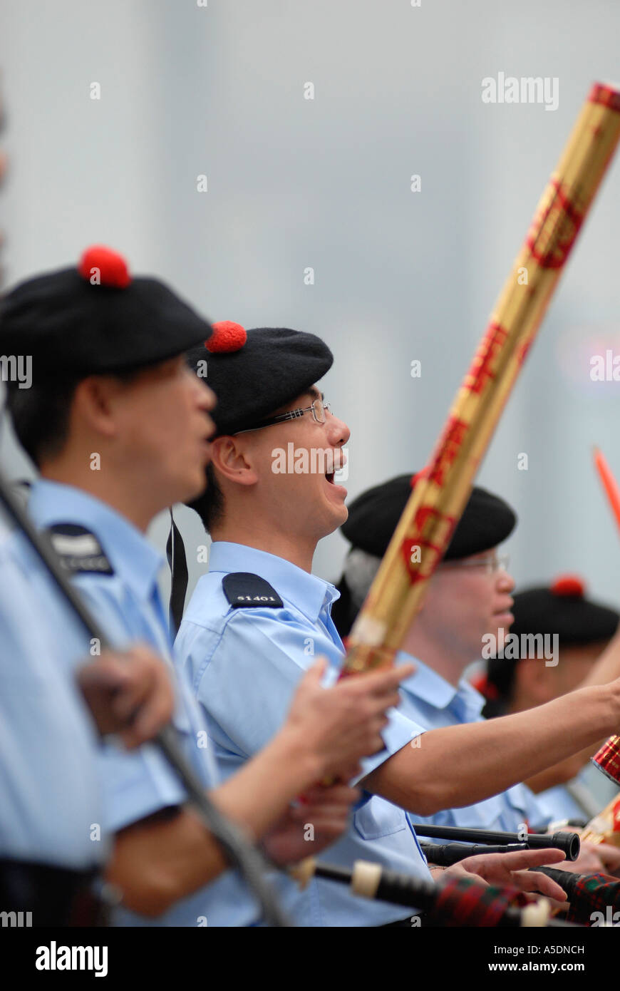 Chinese police marching hi-res stock photography and images - Alamy