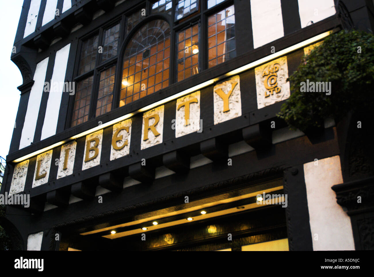 Liberty's Department Store London Stock Photo - Alamy