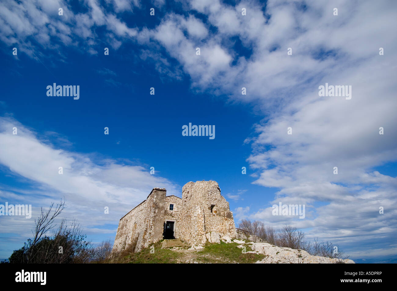 san silvestro church, mount soratte Stock Photo - Alamy