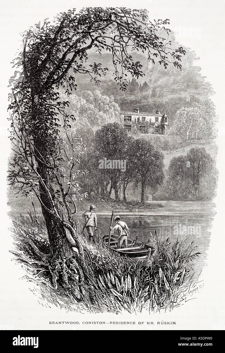 Brantwood house home john ruskin hi-res stock photography and images ...