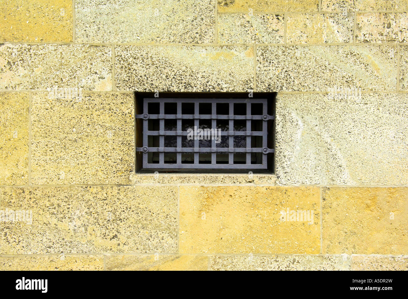 wall grill security iron Stock Photo - Alamy