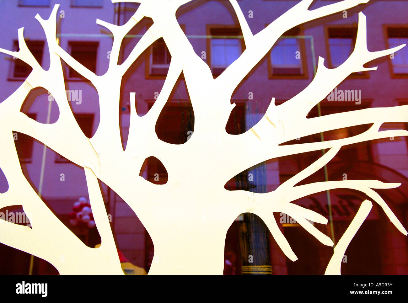 branches tree abstract arty art window design pattern branch grow Stock ...