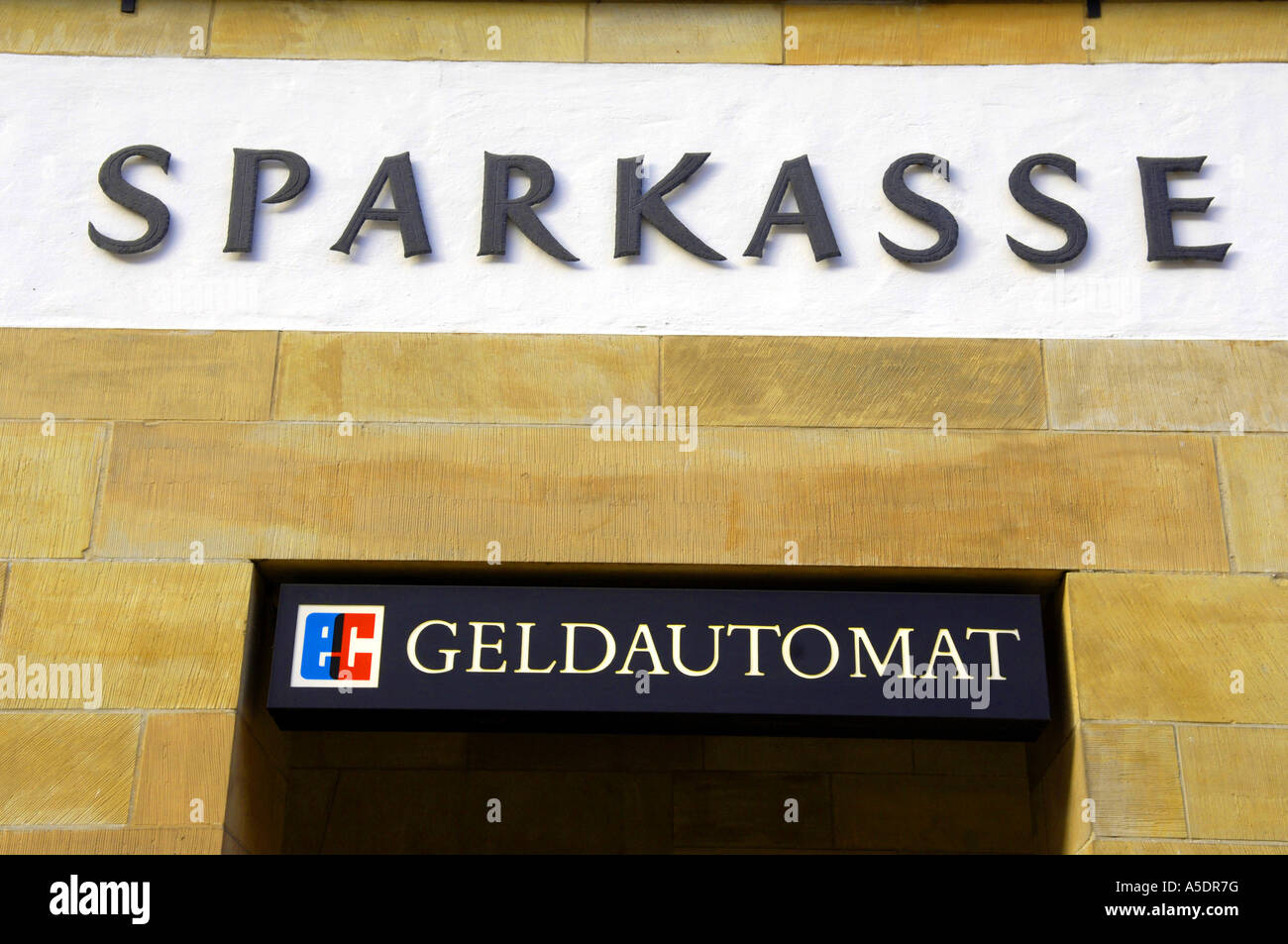 sparkasse geldautomat cash machine bank banking financial finance money ...