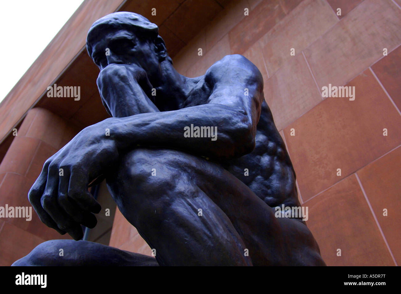 rodin the thinker statue sculpture french art bronze Stock Photo - Alamy