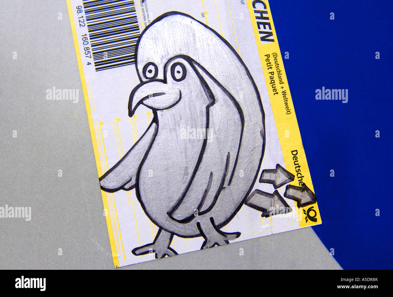 graffiti sticker bird penguin cartoon caricature design art arty white ...