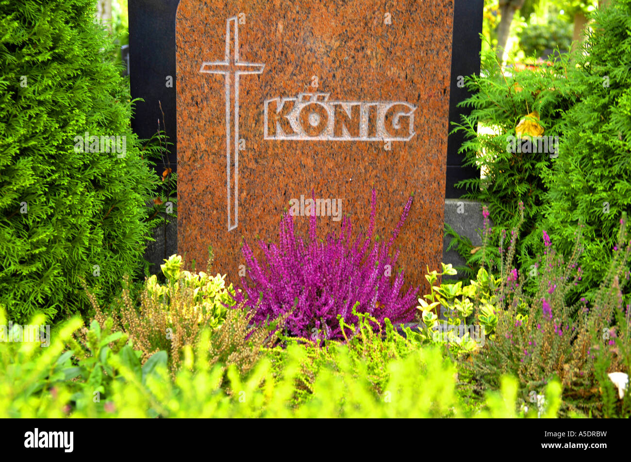 cemetery graveyard colour color horizontal german germany deutsch ...