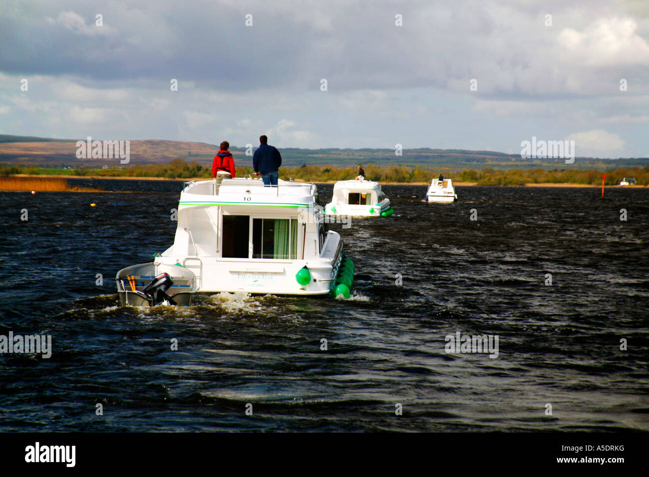 Cruising on Lock Derg Stock Photo - Alamy