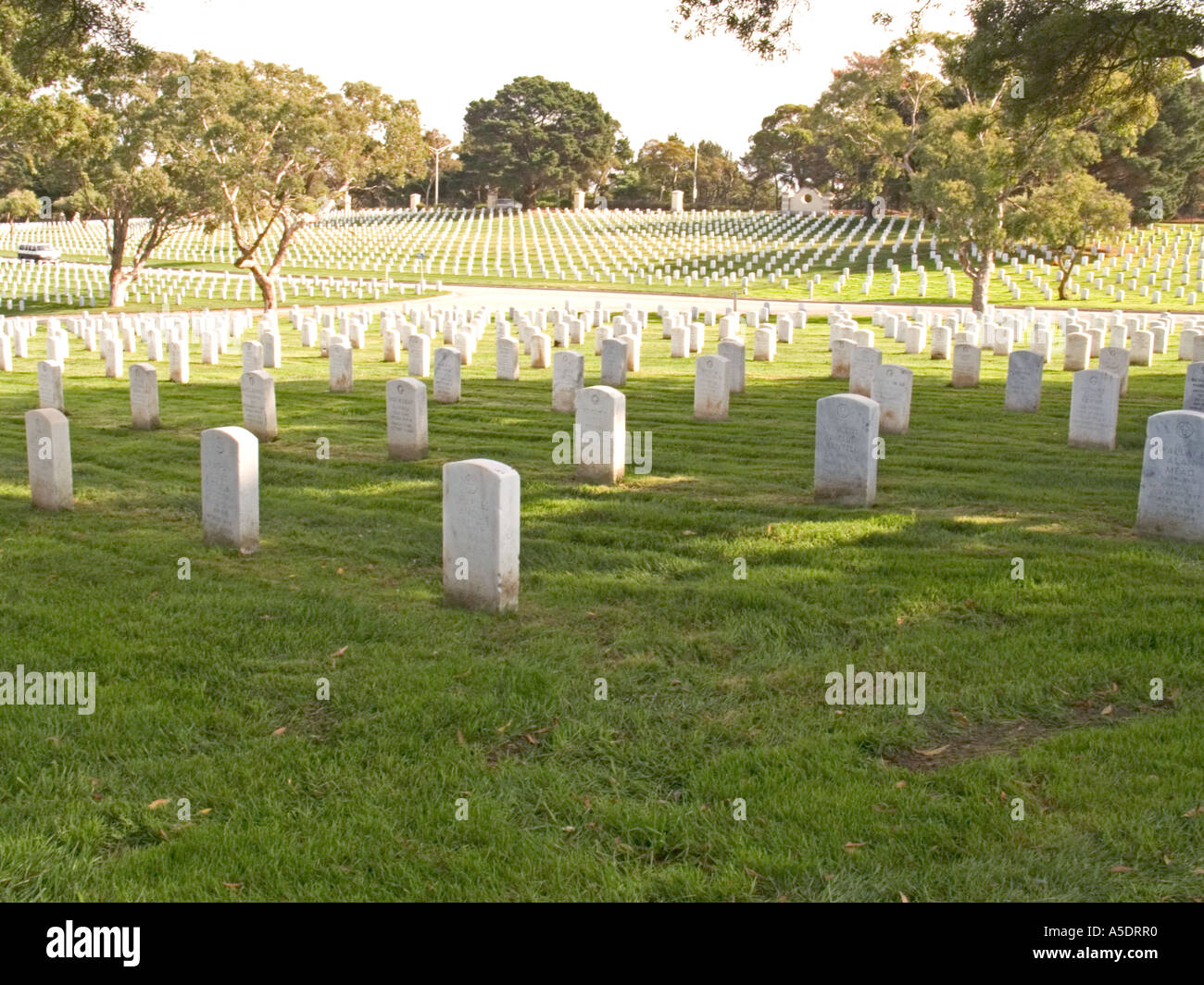 Golden Gate National Cemetery near San Francisco California Stock Photo ...