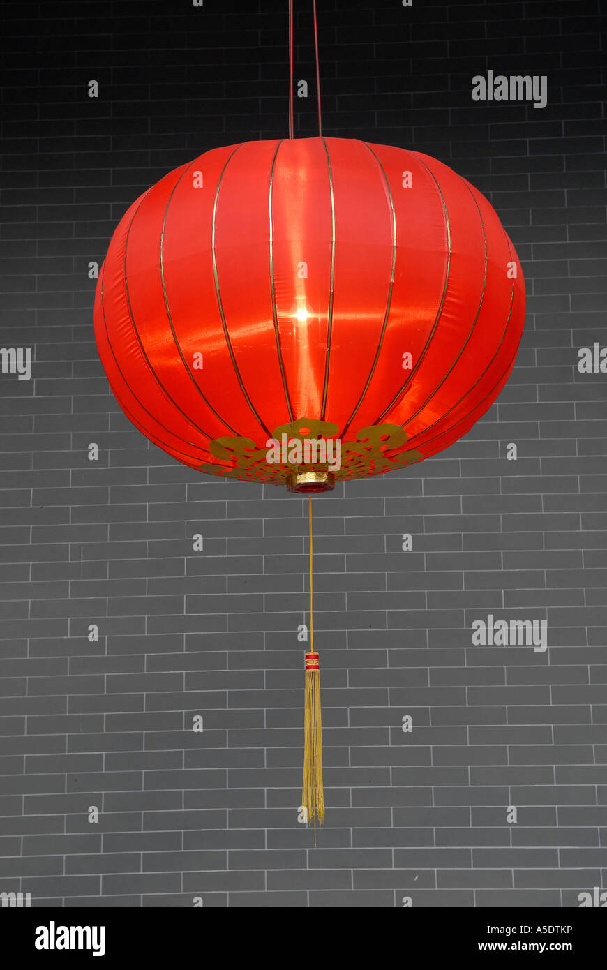 Big red lantern hanging hi-res stock photography and images - Alamy