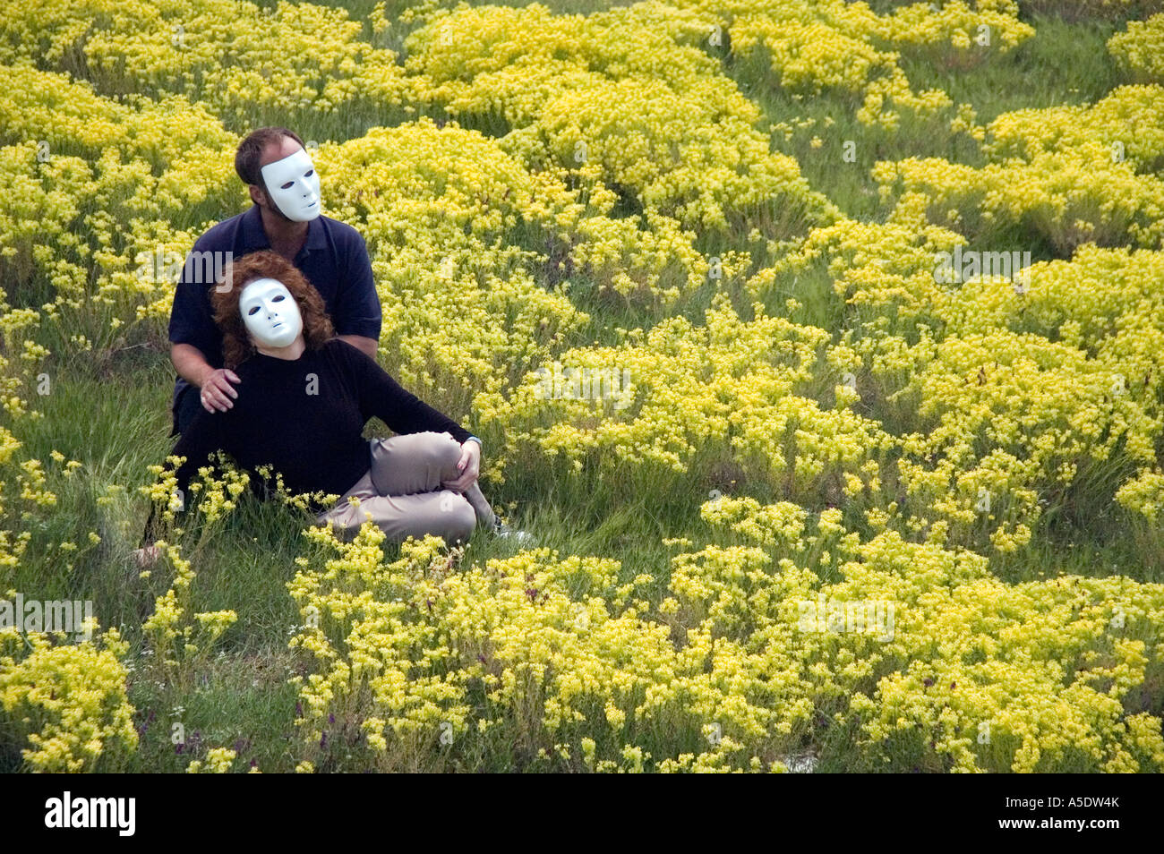 Woman spring flowers magical hi-res stock photography and images - Alamy