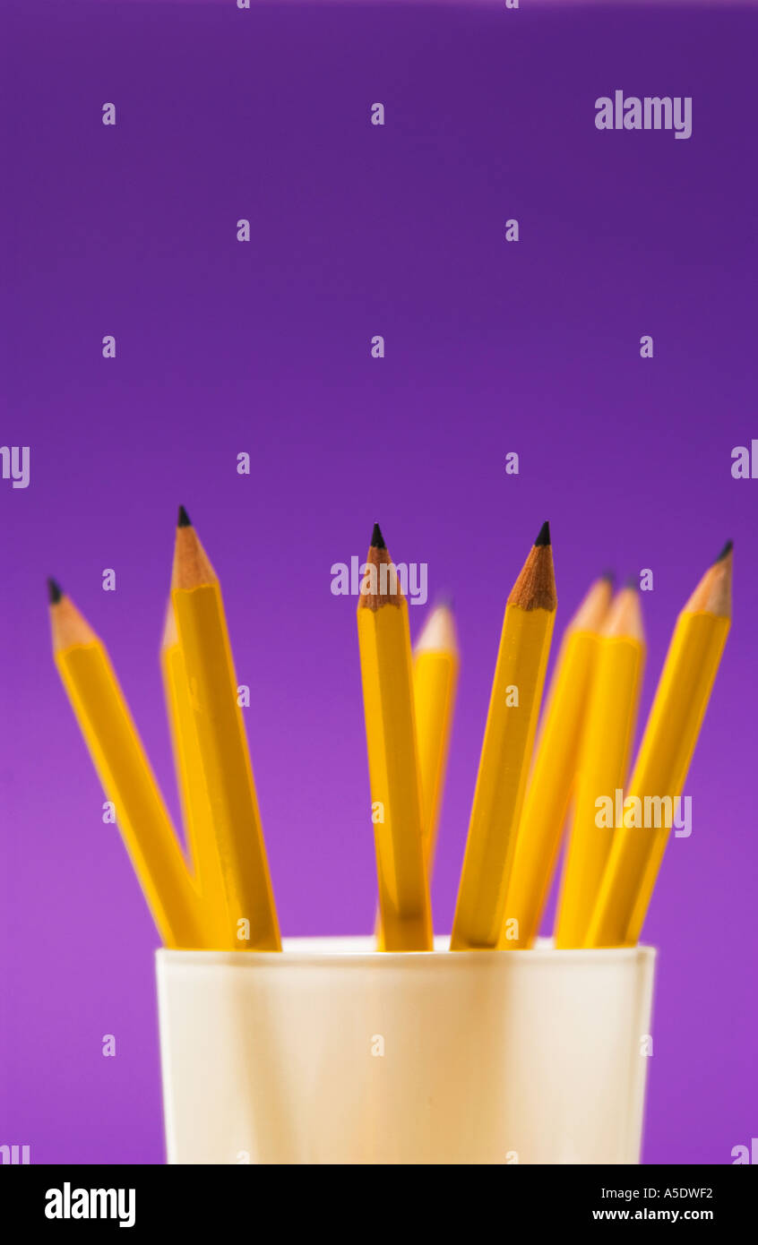 Number 2 lead pencil hi-res stock photography and images - Alamy