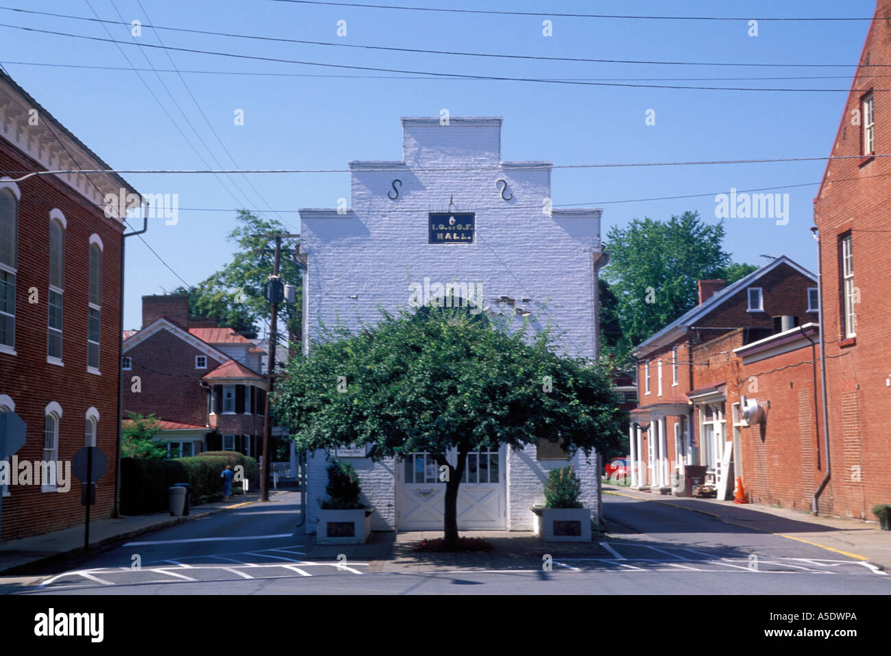 Shepherdstown Library, Old Market House, Shepherdstown, WV Stock Photo ...