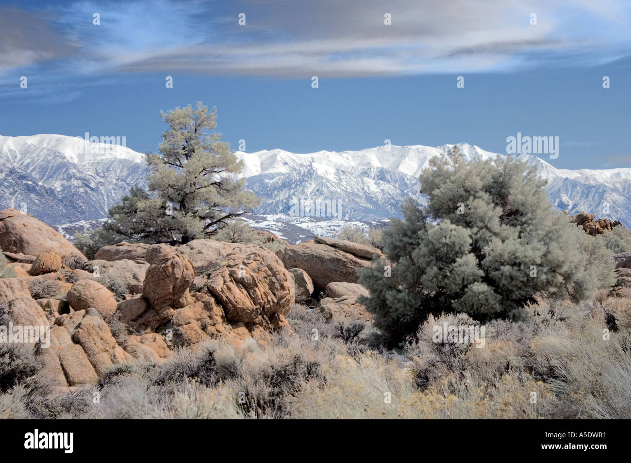 California Sierra Nevada landscape Stock Photo - Alamy