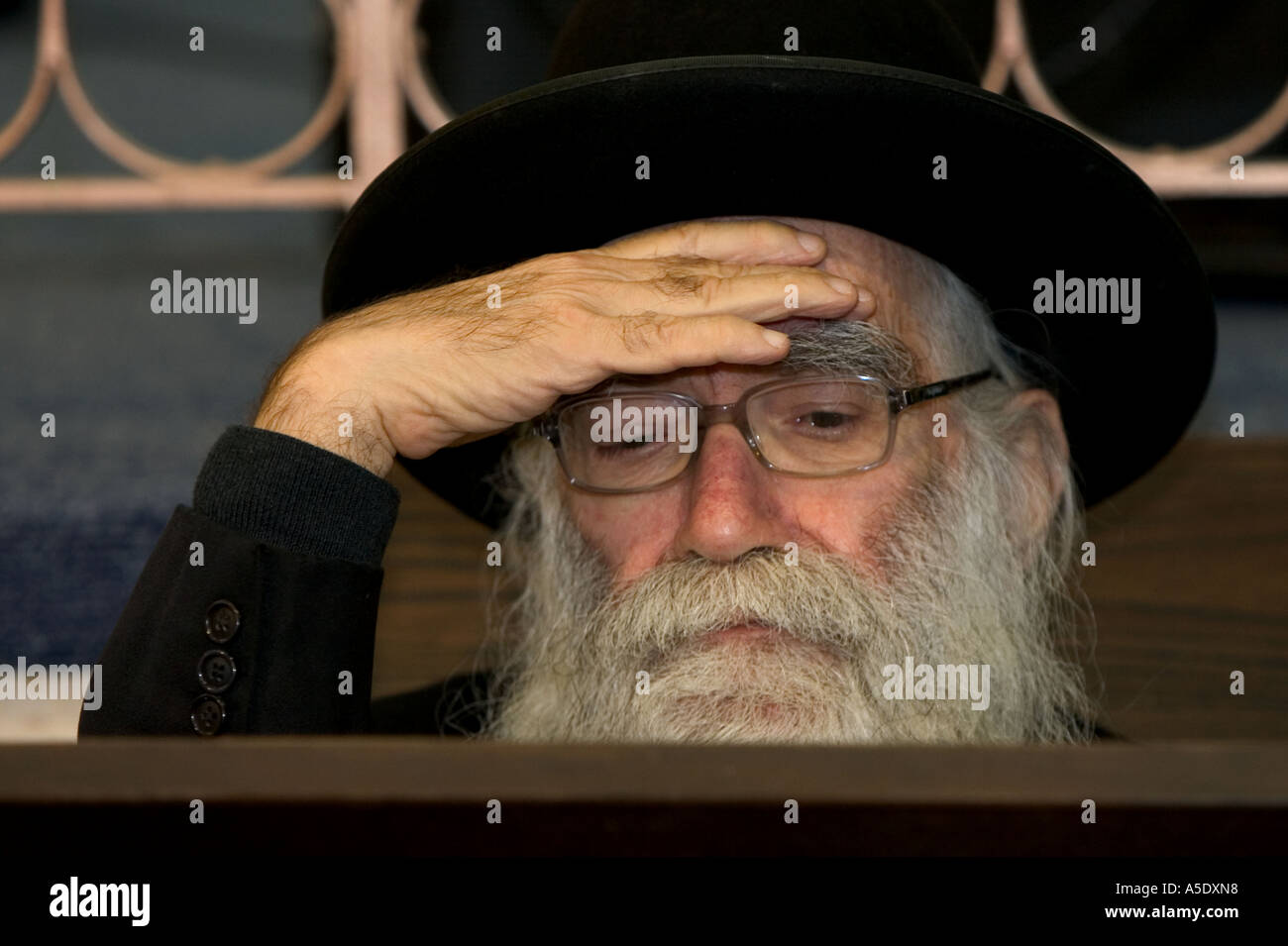 The Chief Rabbi of Hertzlya Stock Photo - Alamy