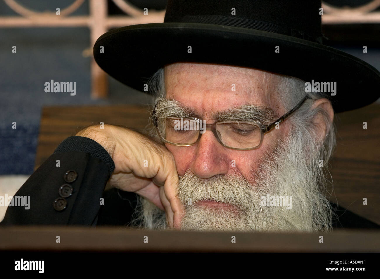 The Chief Rabbi of Hertzlya Stock Photo - Alamy