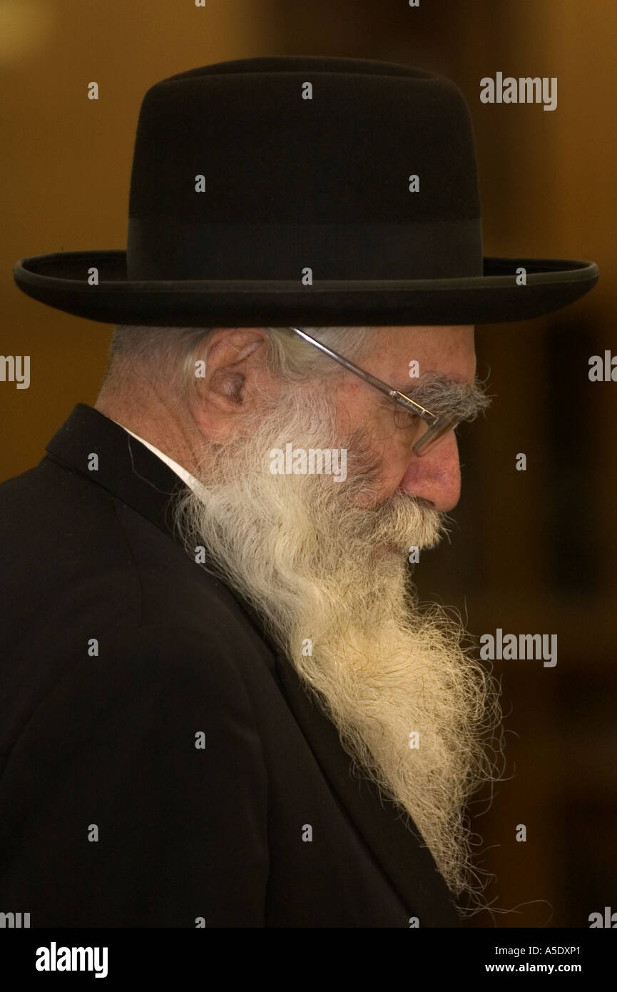 The Chief Rabbi of Hertzlya Stock Photo - Alamy