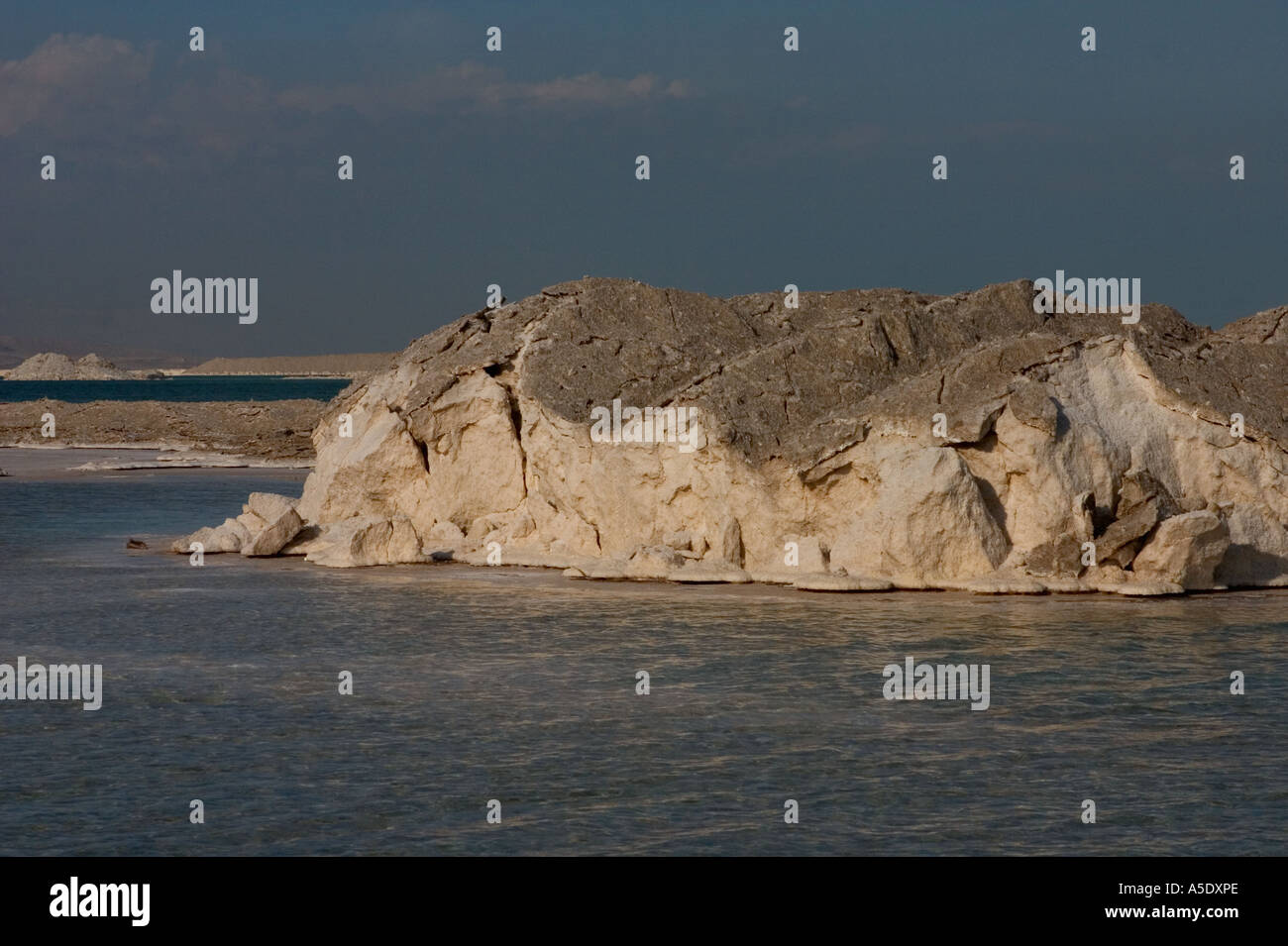 the calm sea and cliffs Dead sea Israel Stock Photo - Alamy