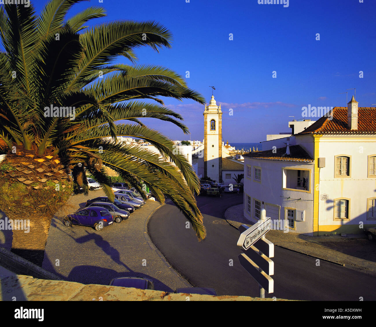 the old town of Albufeira, Portugal, Albufeira Stock Photo - Alamy