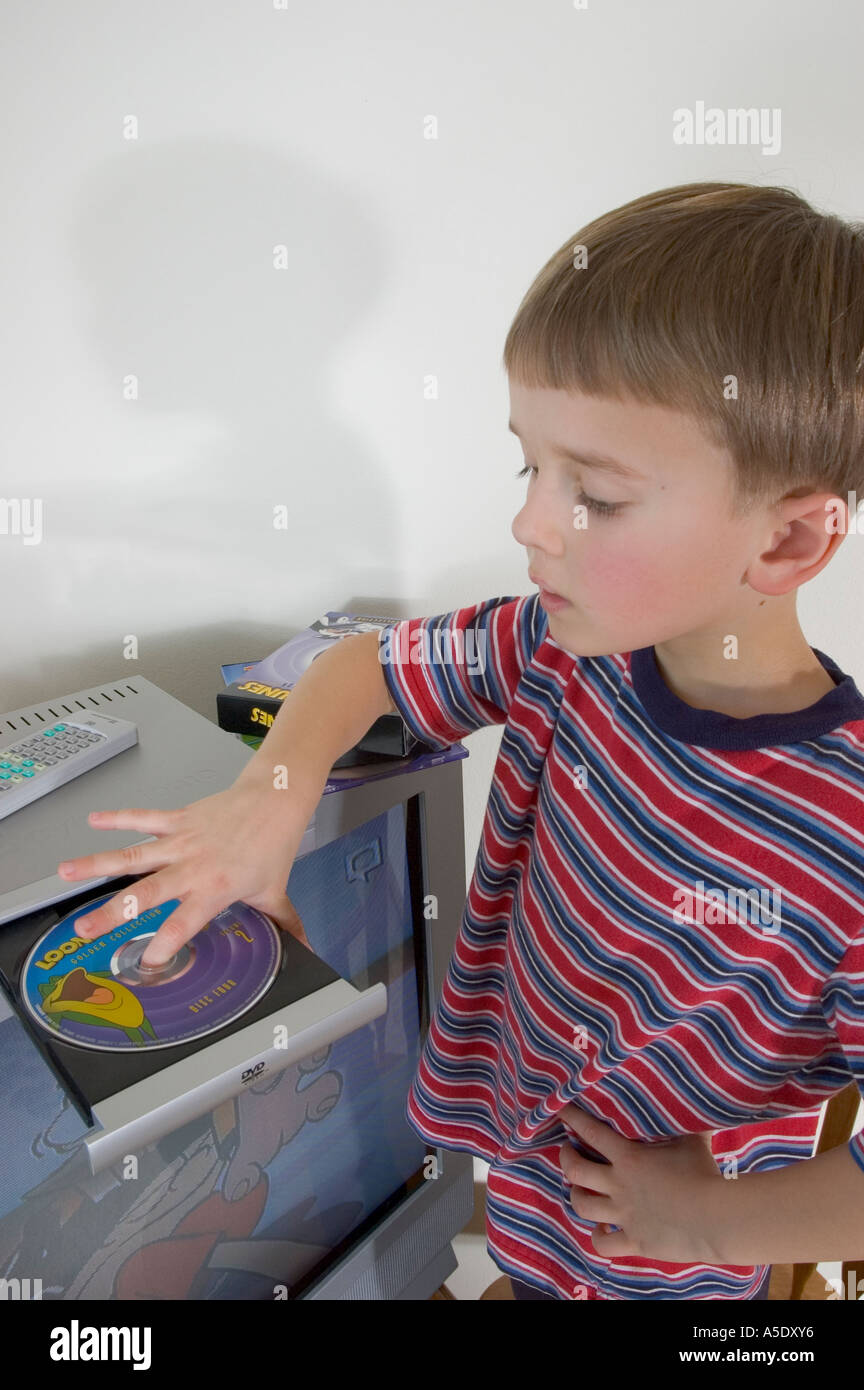 Year old boy puts hi-res stock photography and images - Alamy