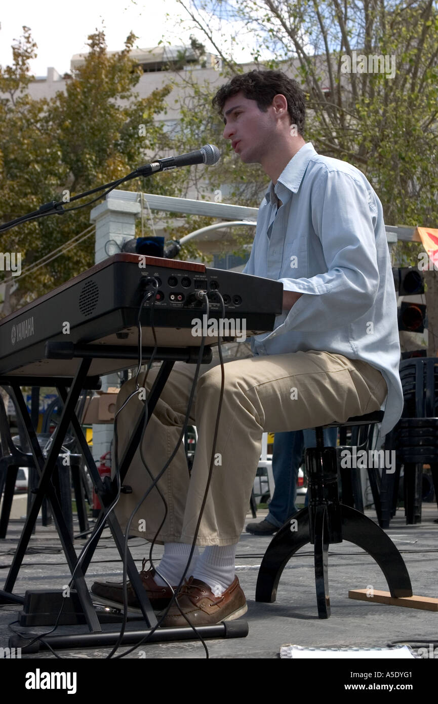 Male Organ player Stock Photo - Alamy