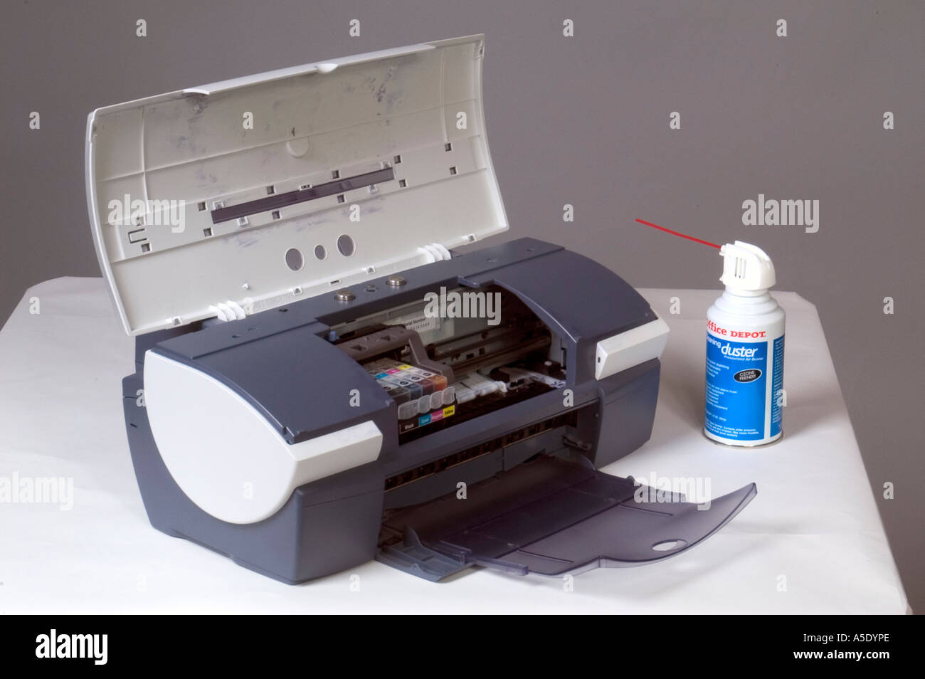 Compressed Air, Printer Stock Photo - Alamy