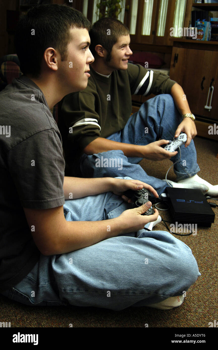 PS2 boys side Stock Photo - Alamy