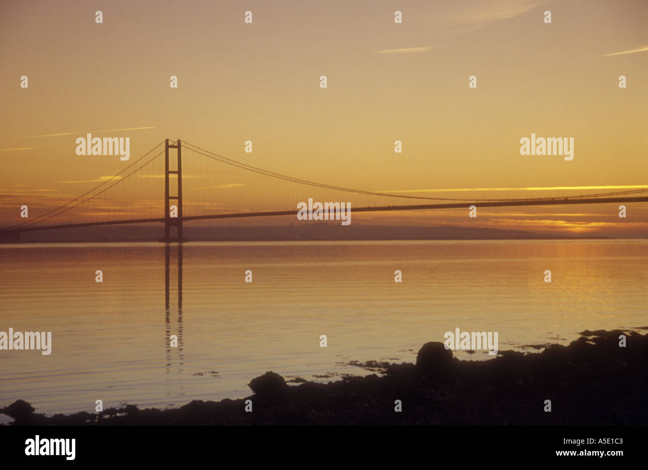 Humber Bridge England Stock Photo - Alamy