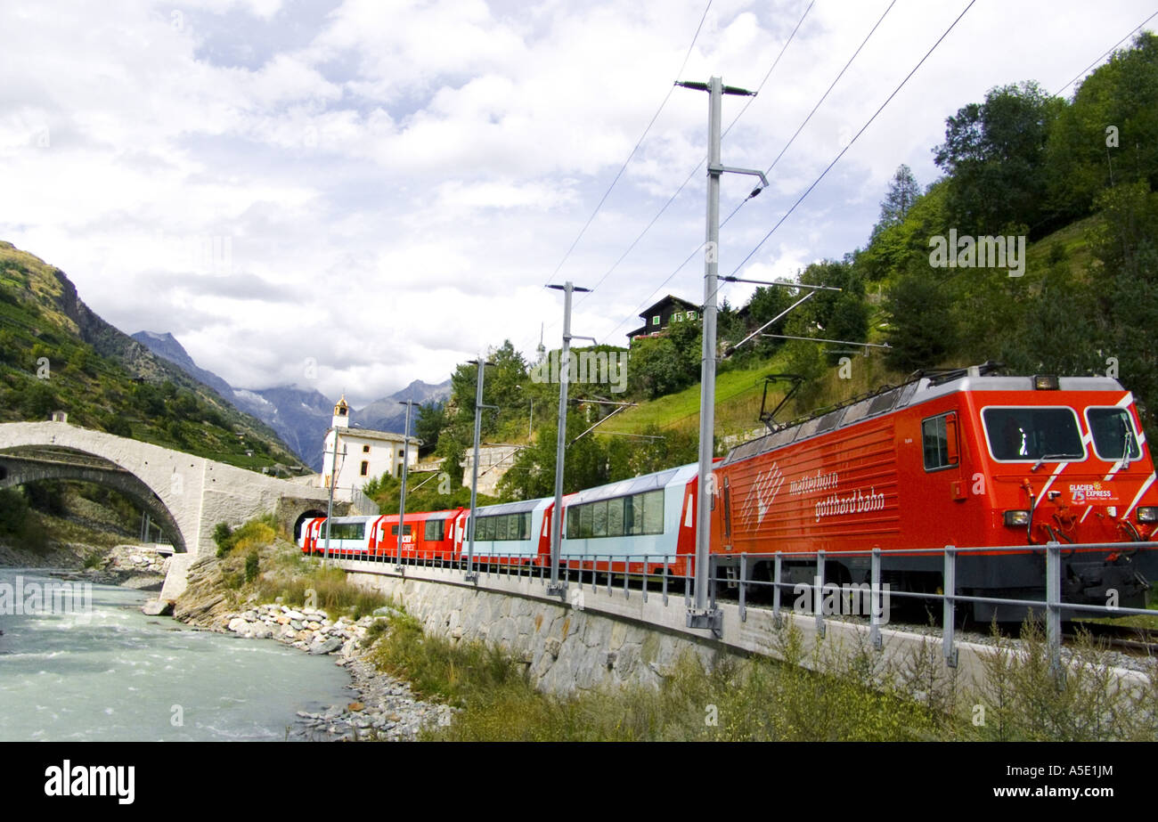 Railtrack glacier express High Resolution Stock Photography and Images ...