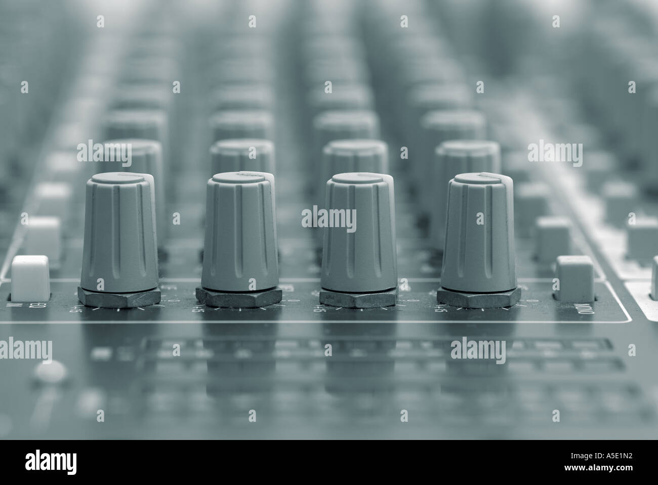 Mixing Desk, Close Up Stock Photo - Alamy