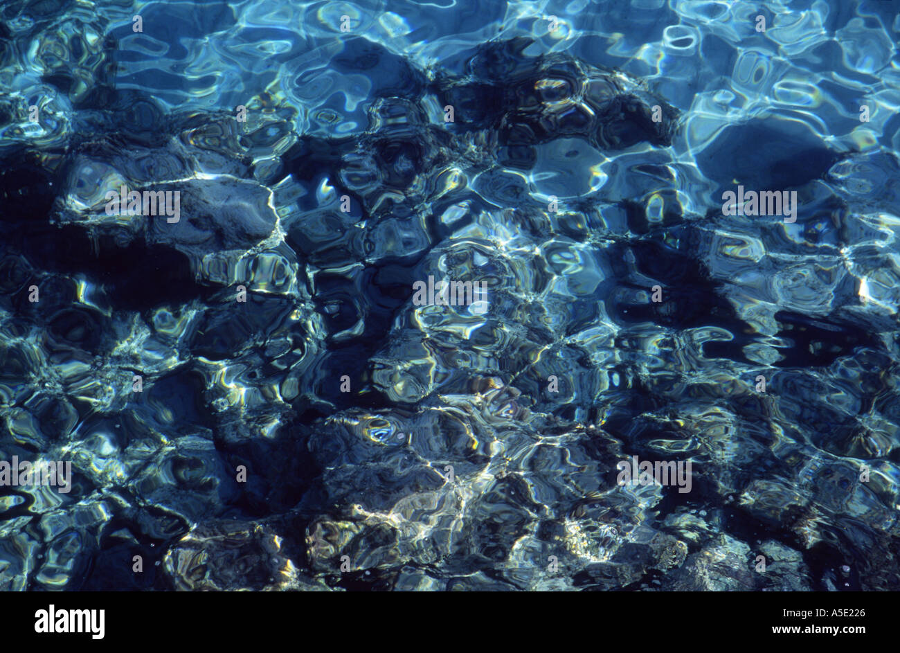 Overhead view of the sea Stock Photo - Alamy