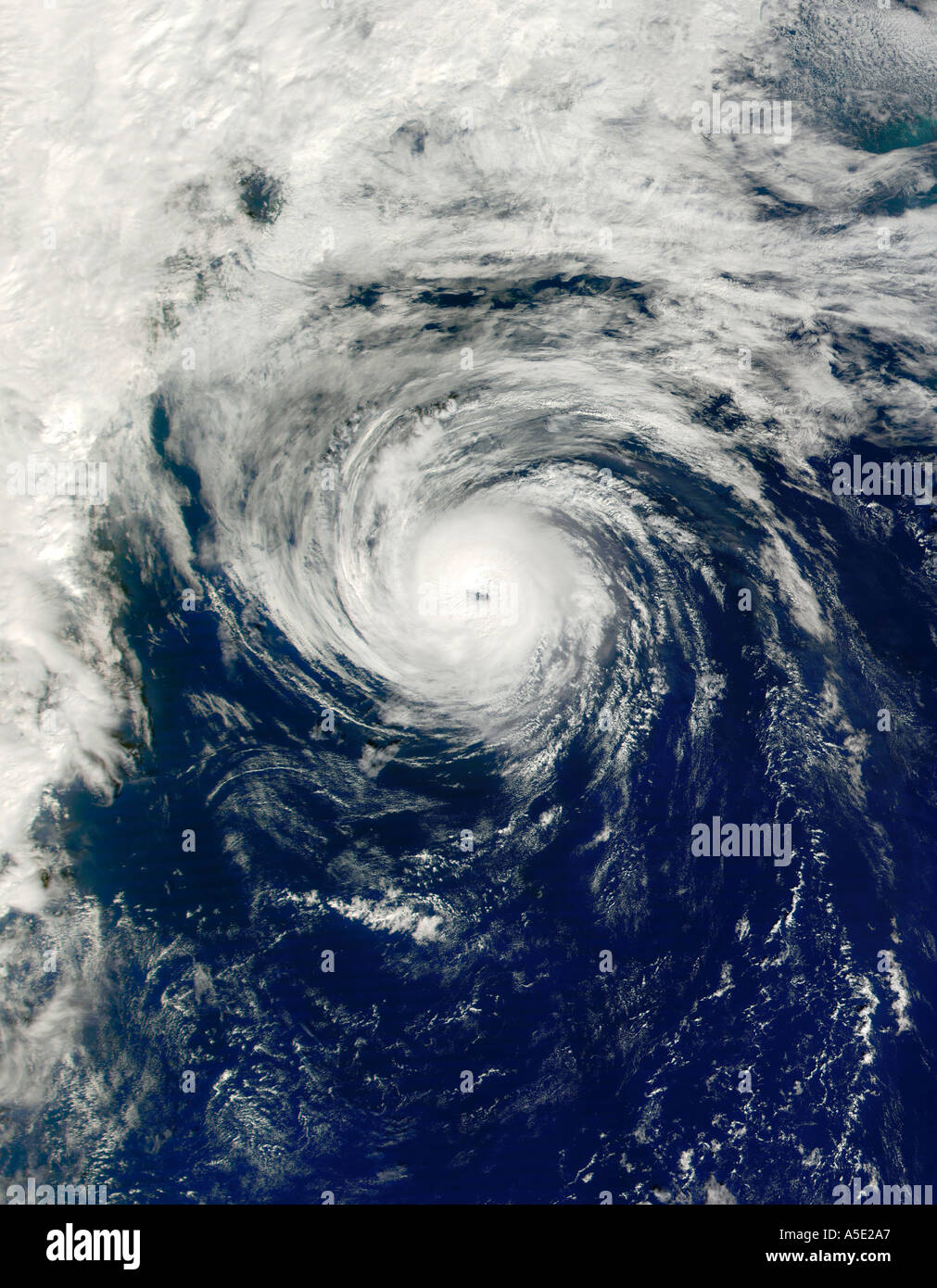 Satellite Image of a Hurricane Earth from Space Stock Photo - Alamy