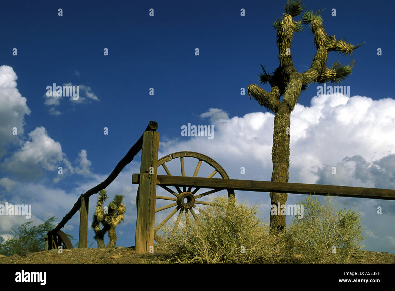 SYMBOLS OF THE WILD WEST CALICO BARSTOW CALIFORNIA USA Stock Photo - Alamy