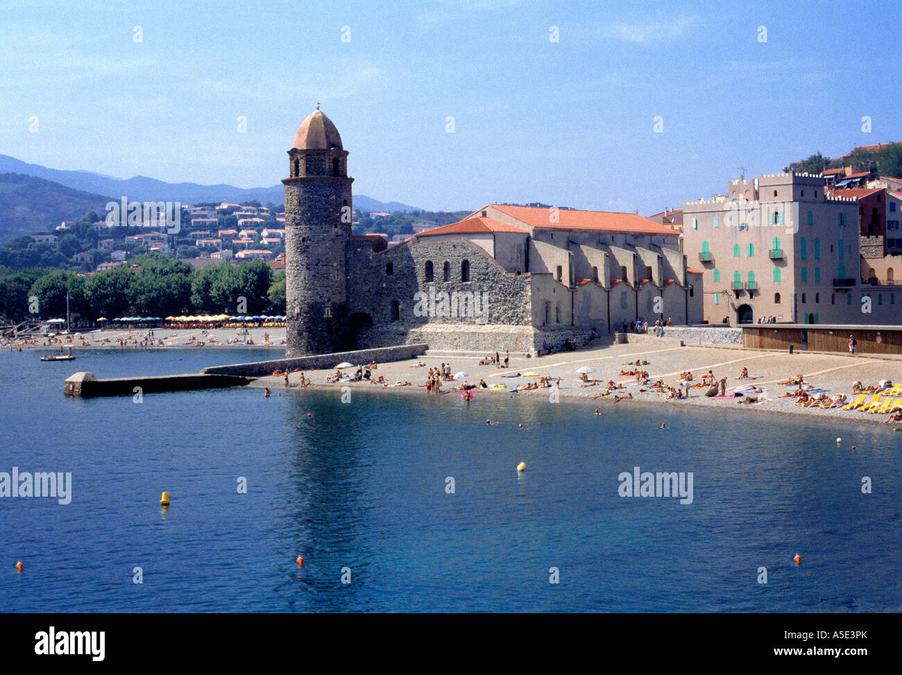 Collioure is an extremely attractive fishing town with three beaches ...