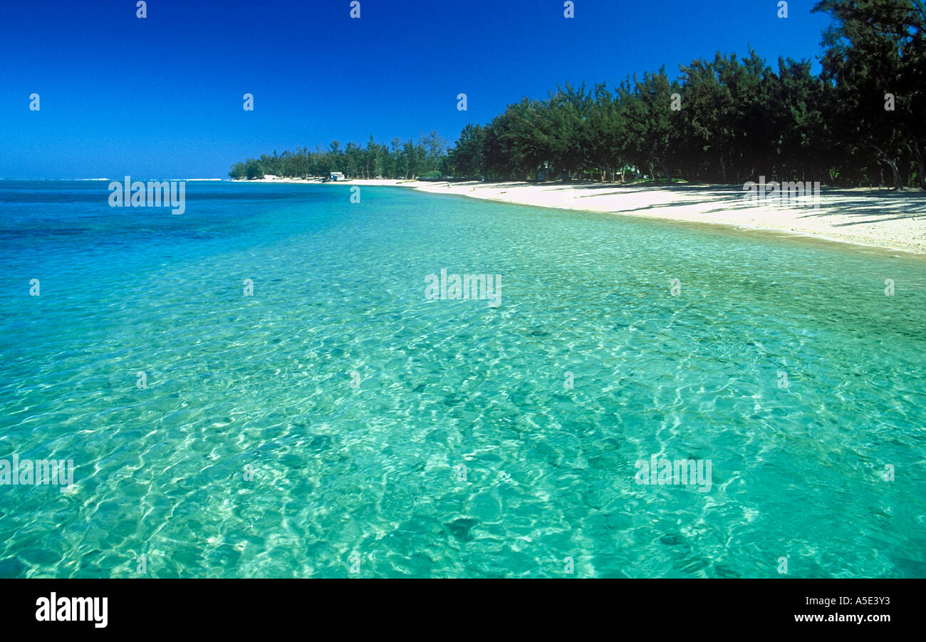 The Lagoon, Reunion Stock Photo - Alamy