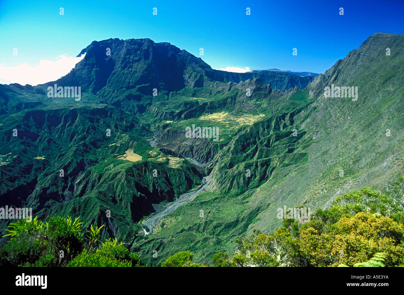 The Cirque de Mafate, Reunion Stock Photo - Alamy