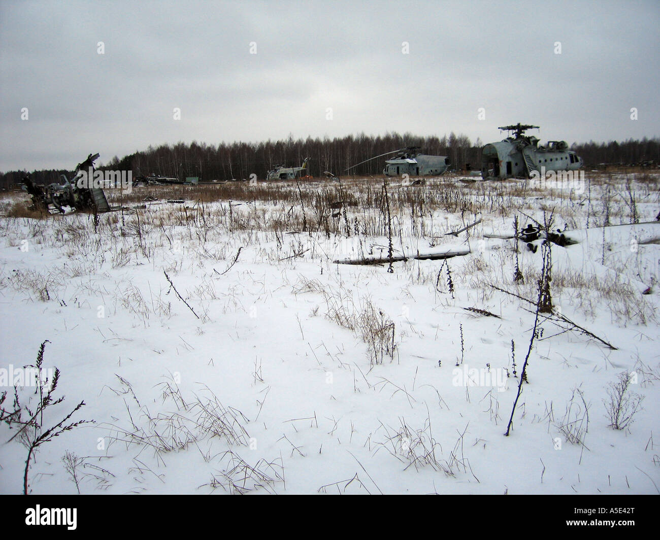 Abandoned vehicle graveyard in Ukraine where relics of the nuclear ...