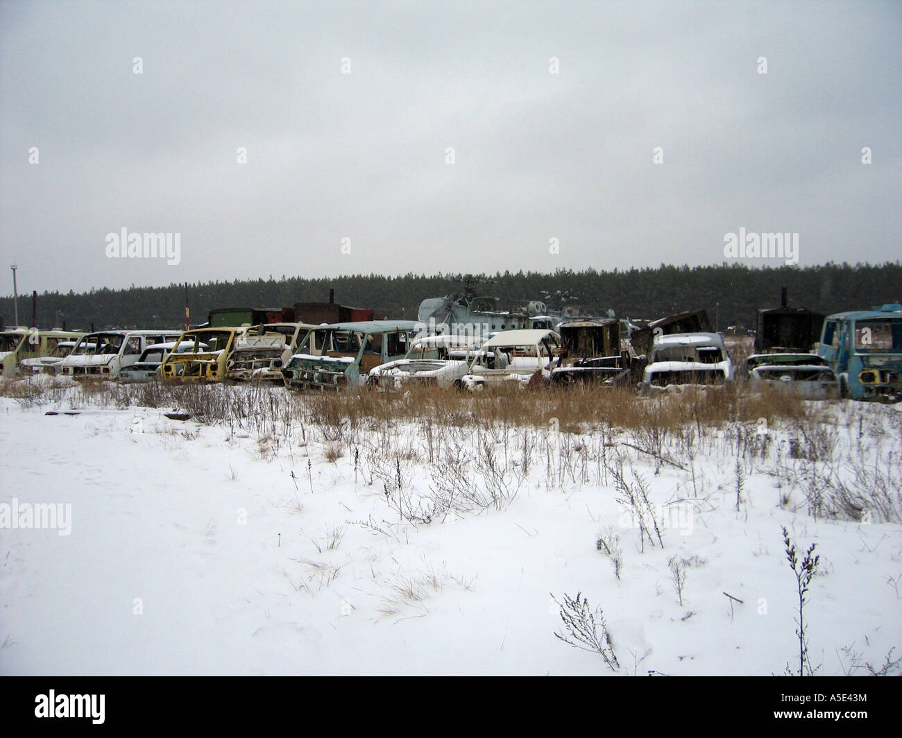Chernobyl Vehicle Graveyard