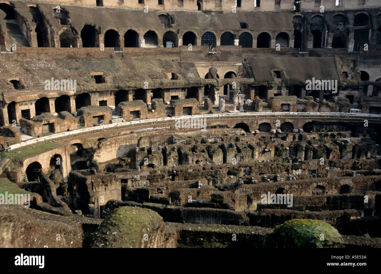 Interior view of the Colosseum, Rome, Italy Stock Photo - Alamy