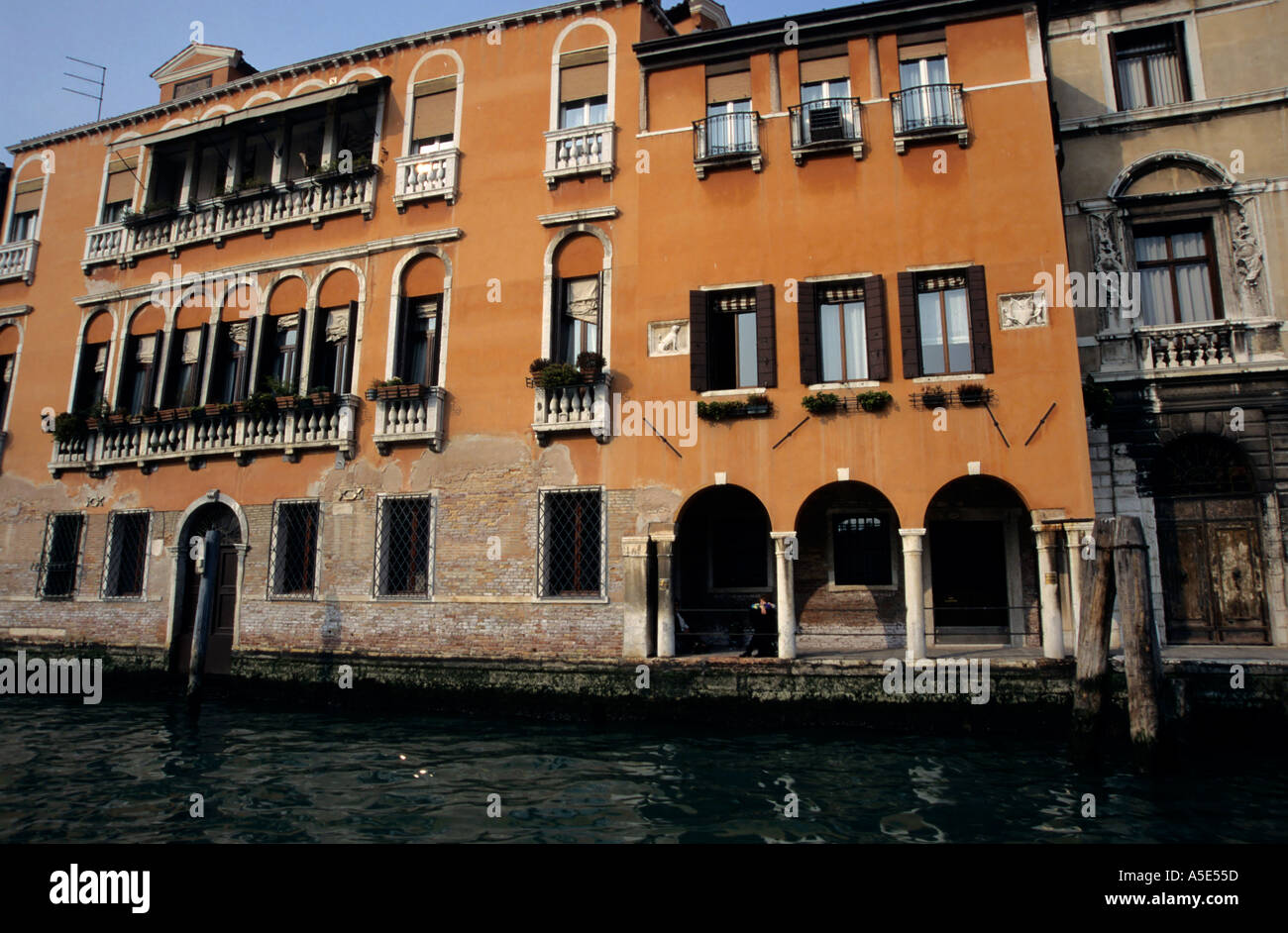 Buildings along the Grand Canal, Venice, Italy Stock Photo - Alamy